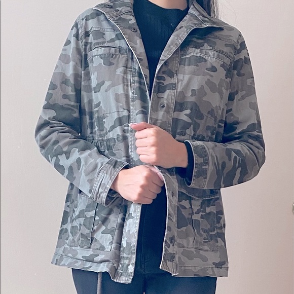 Target | Jackets & Coats | Army Print Light Jacket | Poshmark